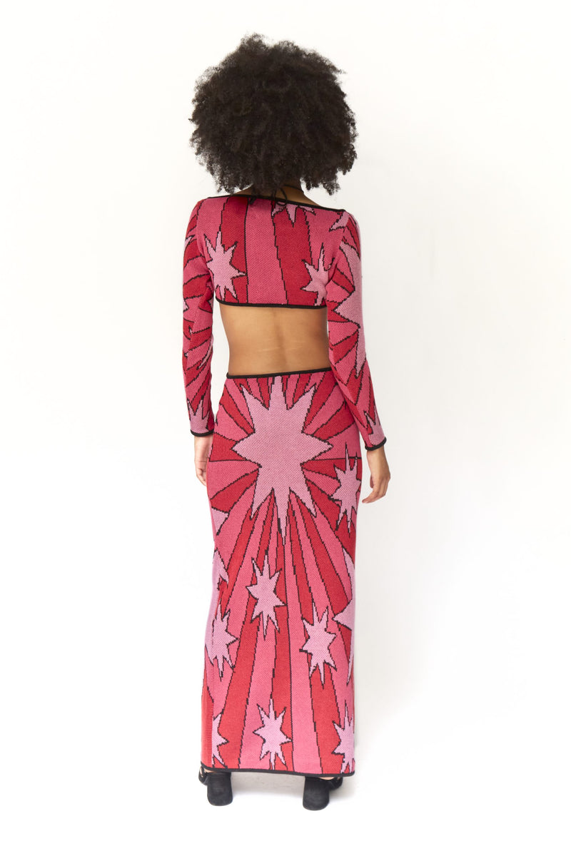 Knitwear special cut long dress – VIPOP