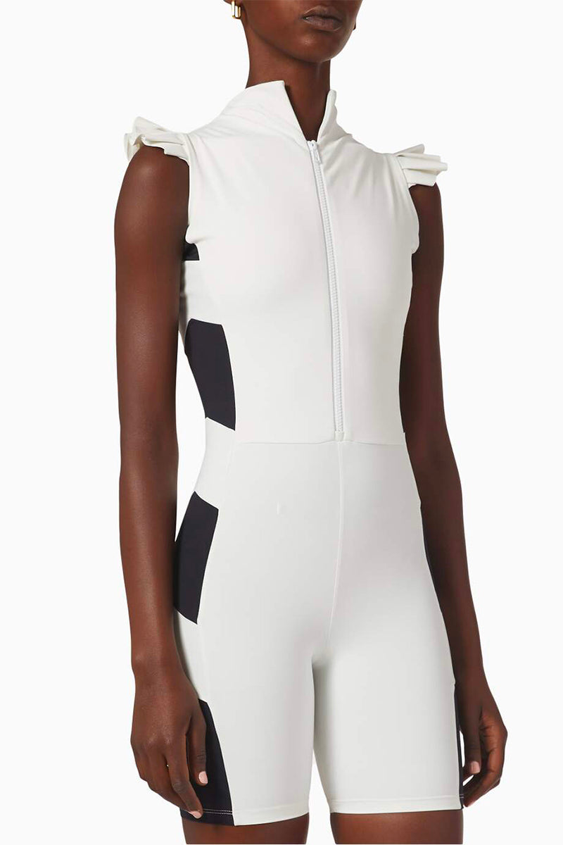 Ruffle Biker Suit – VIPOP