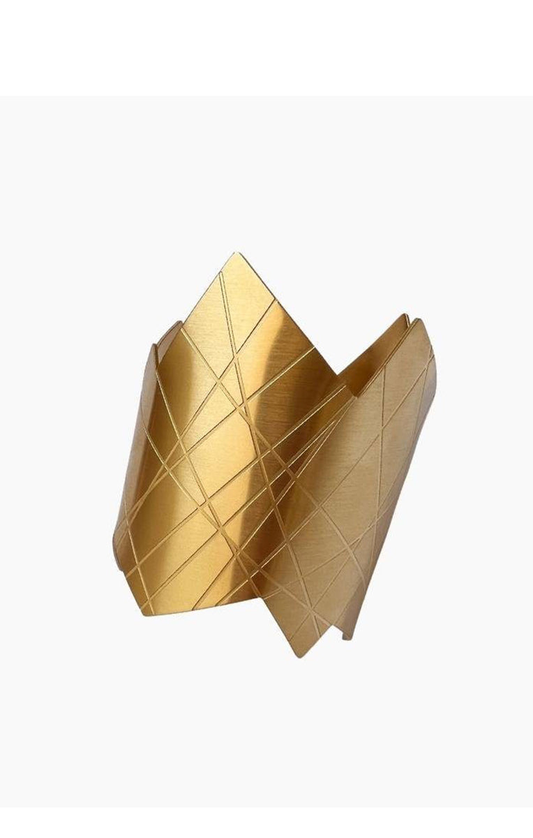 Gold Asymmetrical Cuff Bracelet – VIPOP