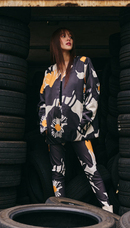 Floral Print Puffer Jacket – VIPOP