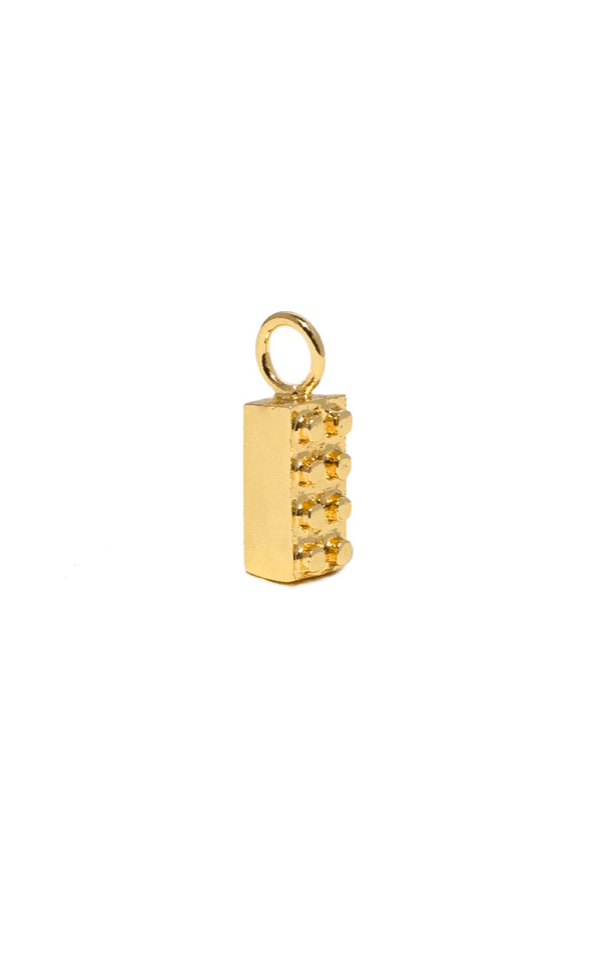 Gold Mini Lego Charm – VIPOP